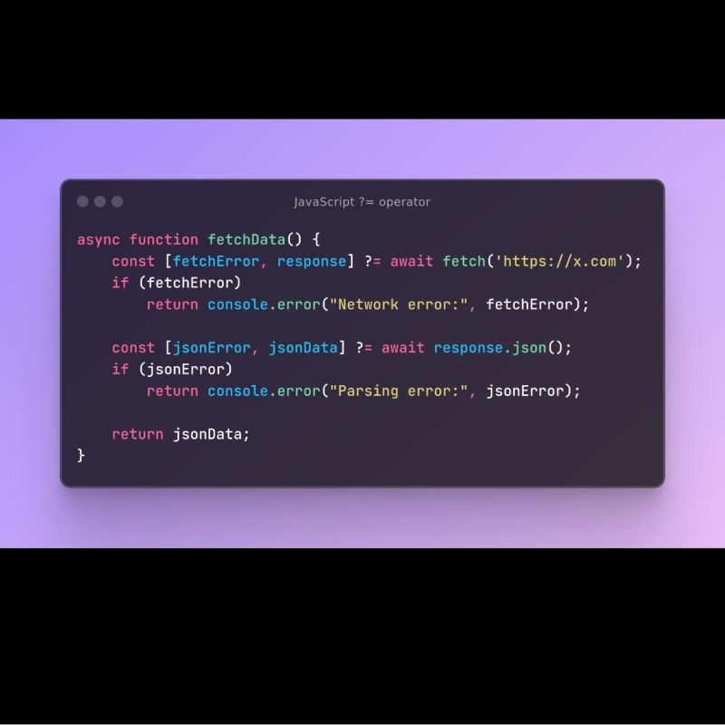 Salman Khan Sohoo on LinkedIn: This new JavaScript operator is an ... Salman Khan Sohoo on LinkedIn: This new JavaScript operator is an ...