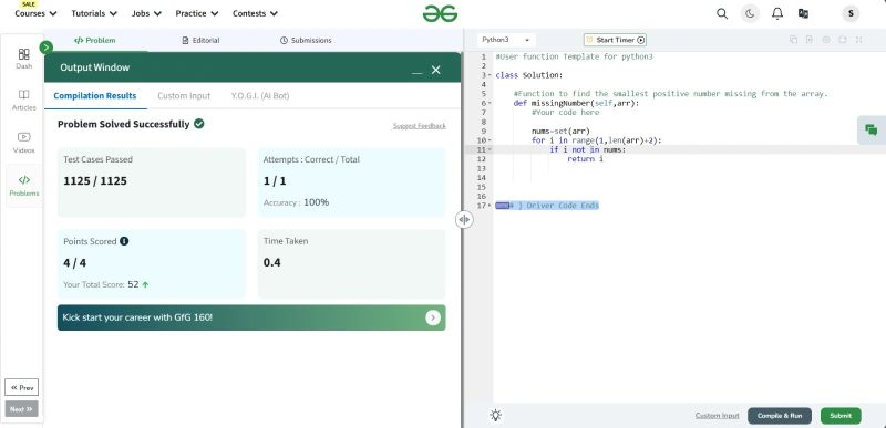 Suraj Sharma on LinkedIn: #160daysofcode #problemsolving #geeksforgeeks ... Suraj Sharma on LinkedIn: #160daysofcode #problemsolving #geeksforgeeks ...