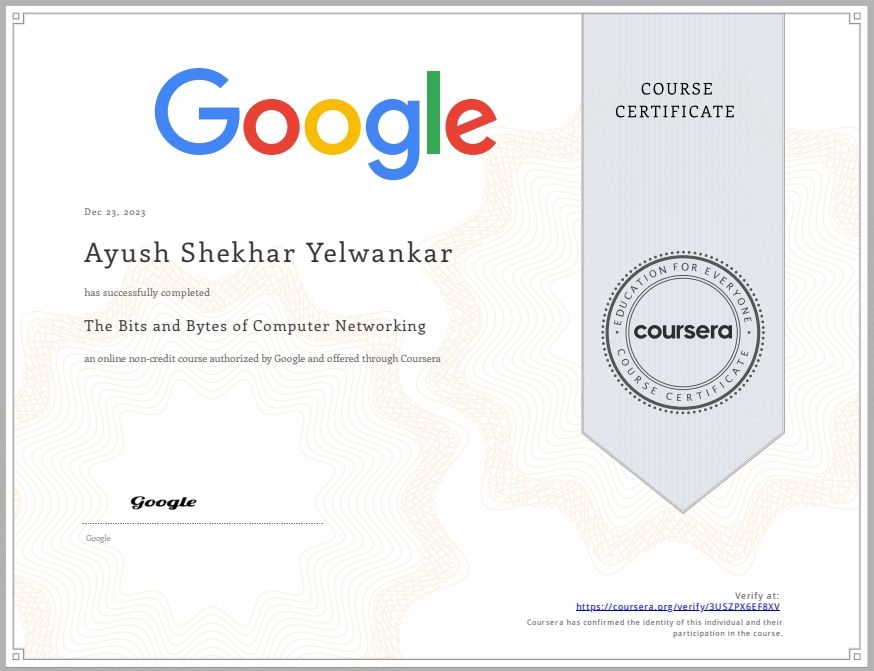 Completed Google's Completed Google's