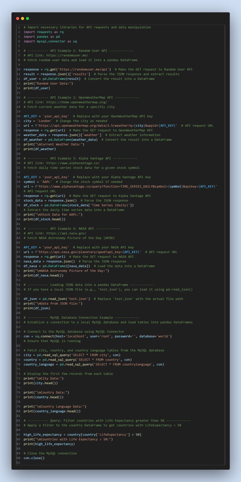 Aadit Sharma on LinkedIn: #datascience #api #mysql #python # ... Aadit Sharma on LinkedIn: #datascience #api #mysql #python # ...
