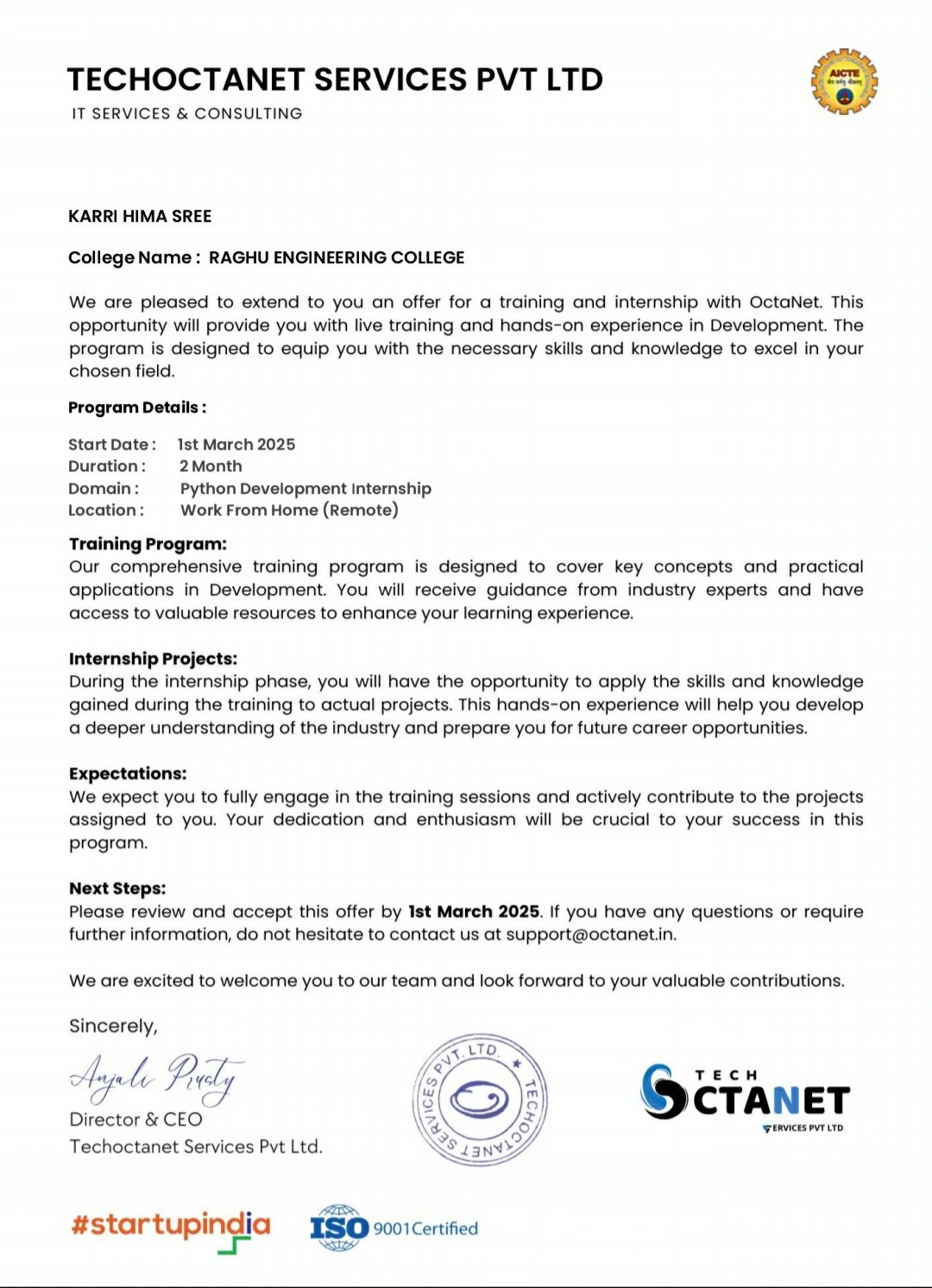 #internship #octanetservices #pythondevelopment #continouslearning ... #internship #octanetservices #pythondevelopment #continouslearning ...