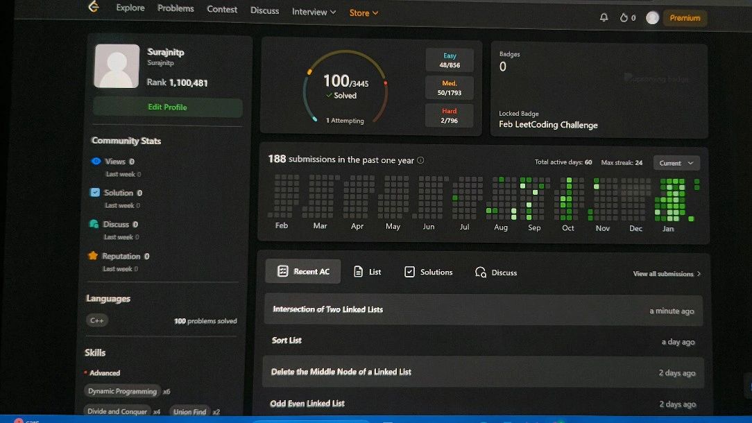 Suraj Srivastav on LinkedIn: #leetcode #coding #problemsolving # ... Suraj Srivastav on LinkedIn: #leetcode #coding #problemsolving # ...