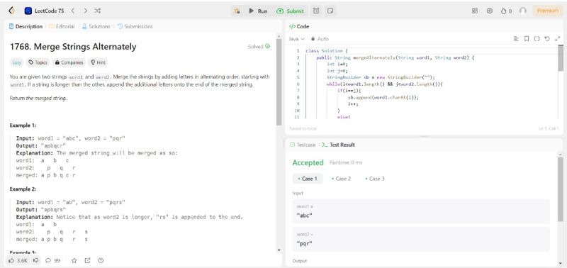 Resolved a LeetCode problem with string manipulation | Aryan Mishra ... Resolved a LeetCode problem with string manipulation | Aryan Mishra ...