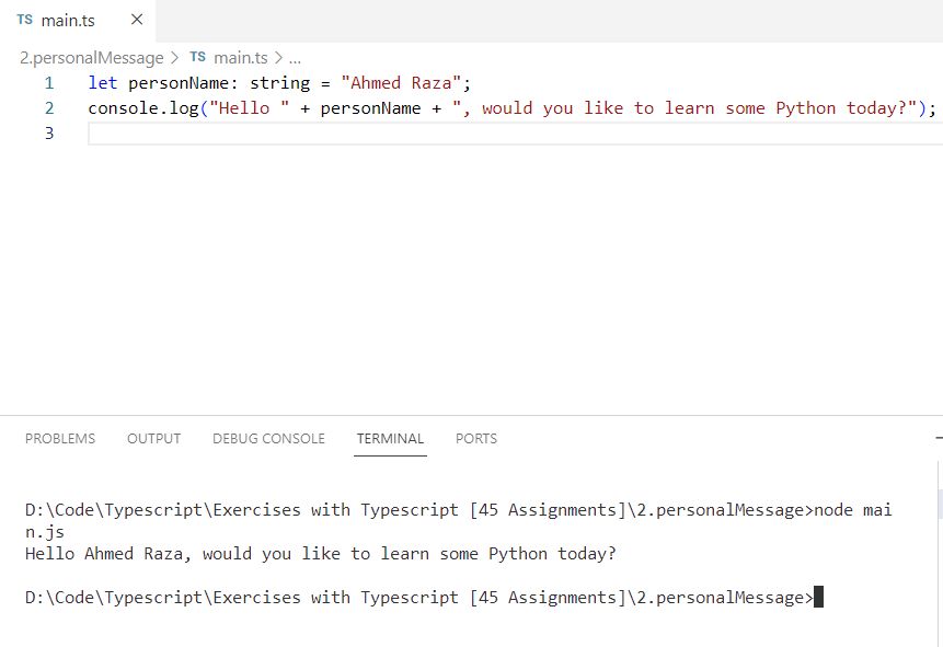Finished Typescript assignment with precision | Ahmed Raza posted on ... Finished Typescript assignment with precision | Ahmed Raza posted on ...