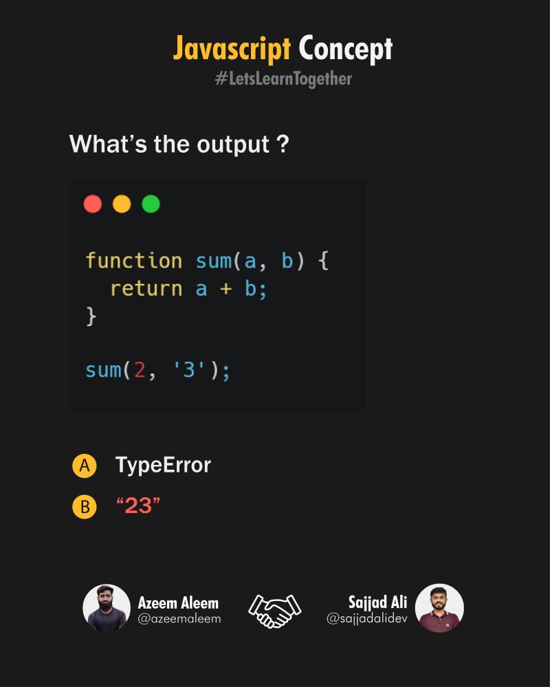 Sajjad Ali on LinkedIn: #javascript #javascriptdeveloper # ... Sajjad Ali on LinkedIn: #javascript #javascriptdeveloper # ...