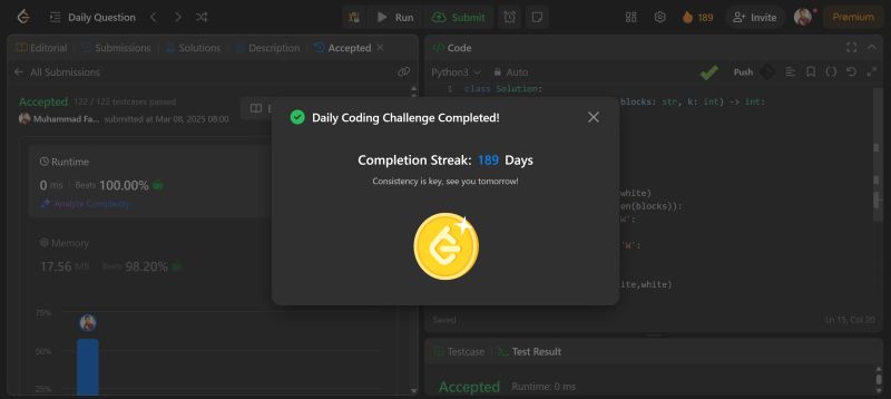 #leetcode #problemsolving #slidingwindow #consistency #dailychallenges ... #leetcode #problemsolving #slidingwindow #consistency #dailychallenges ...