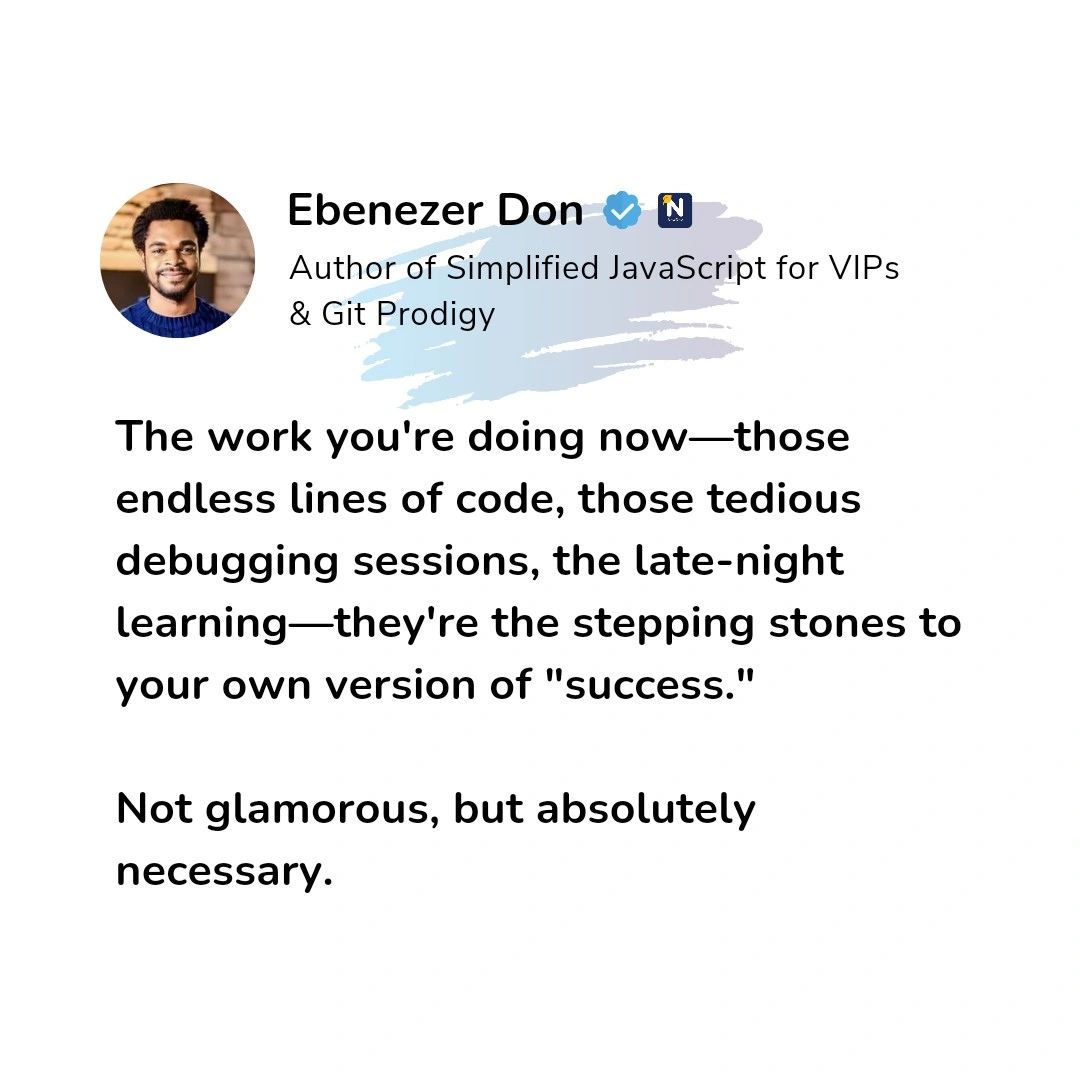 Ebenezer Don on LinkedIn: #programming #softwareengineering | 23 comments Ebenezer Don on LinkedIn: #programming #softwareengineering | 23 comments