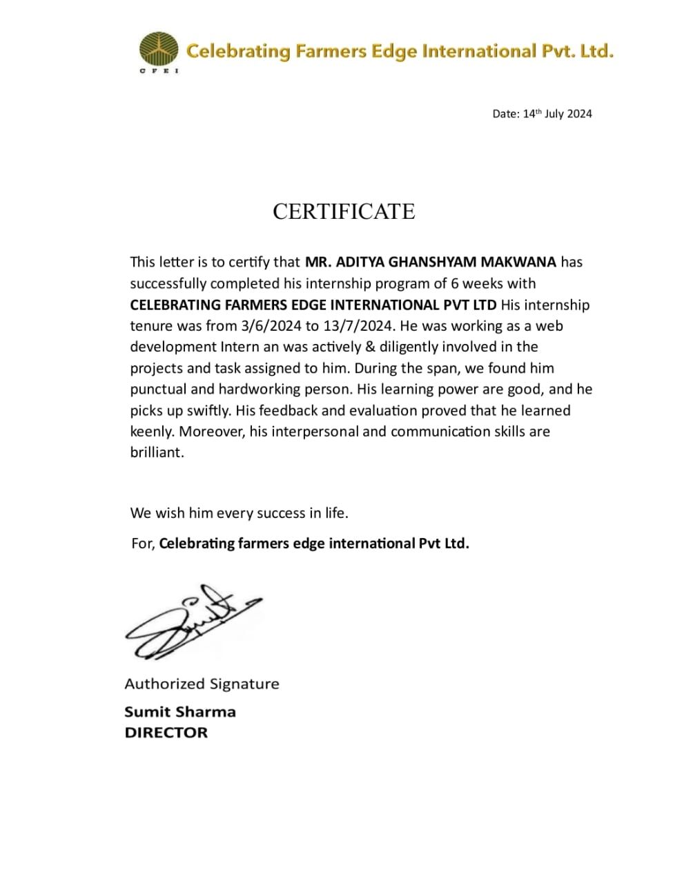 Aditya Makwana on LinkedIn: #webdevelopment #internship # ... Aditya Makwana on LinkedIn: #webdevelopment #internship # ...