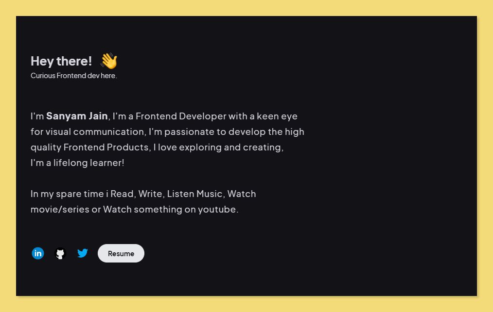 Sanyam Jain on LinkedIn: #reactjs #javascript #nextjs #project #frontend Sanyam Jain on LinkedIn: #reactjs #javascript #nextjs #project #frontend