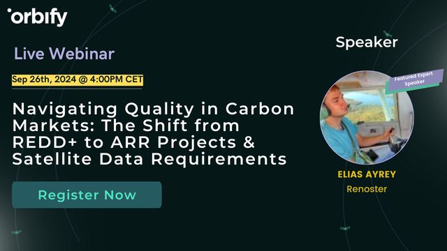 Orbify on LinkedIn: #webinar #carbonmarkets #arr #remotesensing # ... Orbify on LinkedIn: #webinar #carbonmarkets #arr #remotesensing # ...
