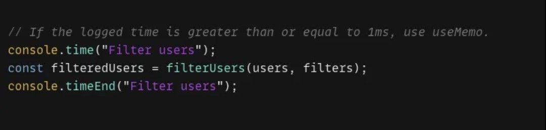 Ali Ismail on LinkedIn: ⚛️ React JS tip💡Don't overuse useMemo ... Ali Ismail on LinkedIn: ⚛️ React JS tip💡Don't overuse useMemo ...