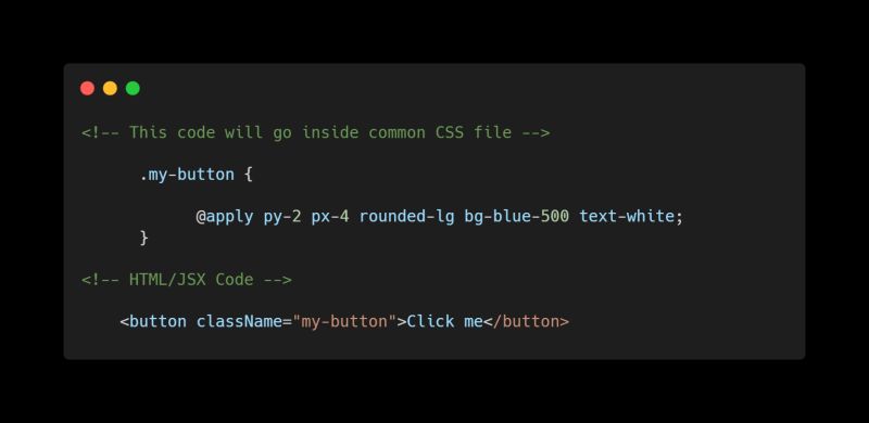 Vaibhav Matere on LinkedIn: Tailwind CSS Tip 💡 @apply directive in ... Vaibhav Matere on LinkedIn: Tailwind CSS Tip 💡 @apply directive in ...