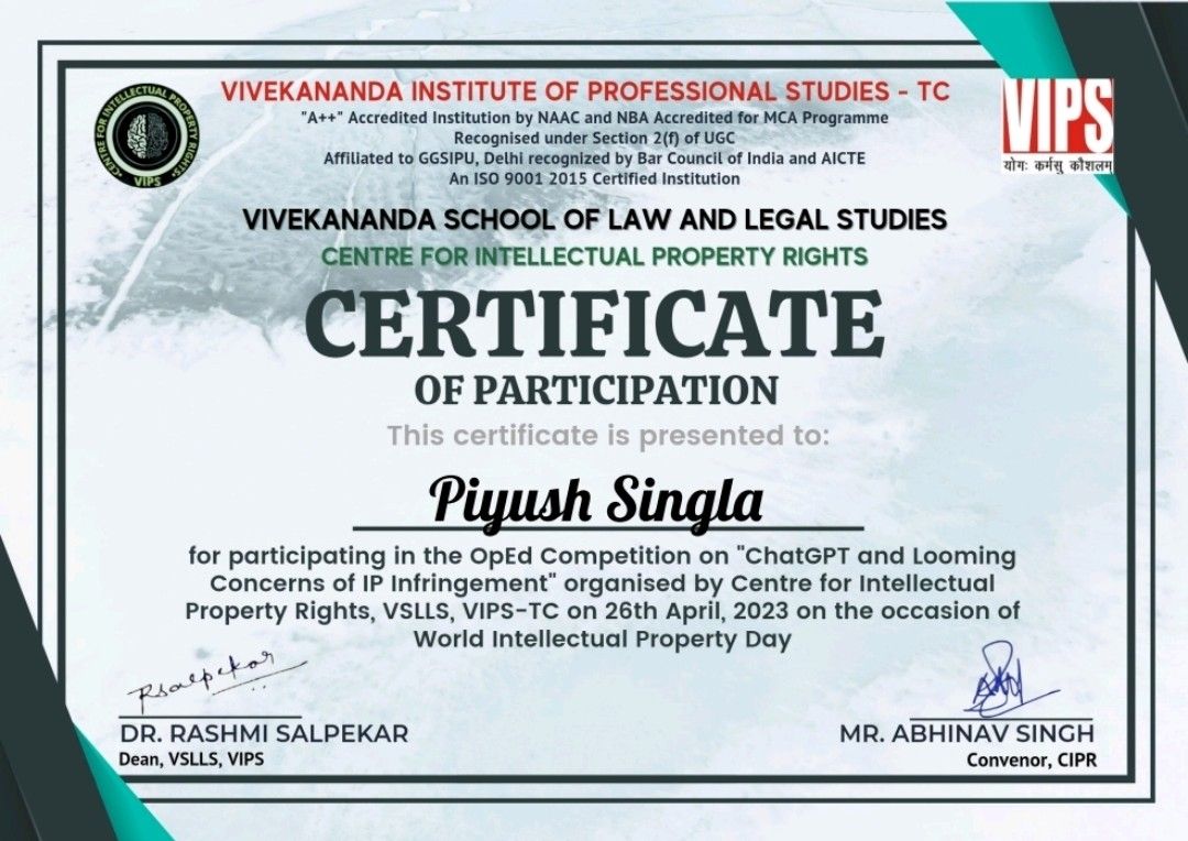 Piyush Singla posted on LinkedIn Piyush Singla posted on LinkedIn