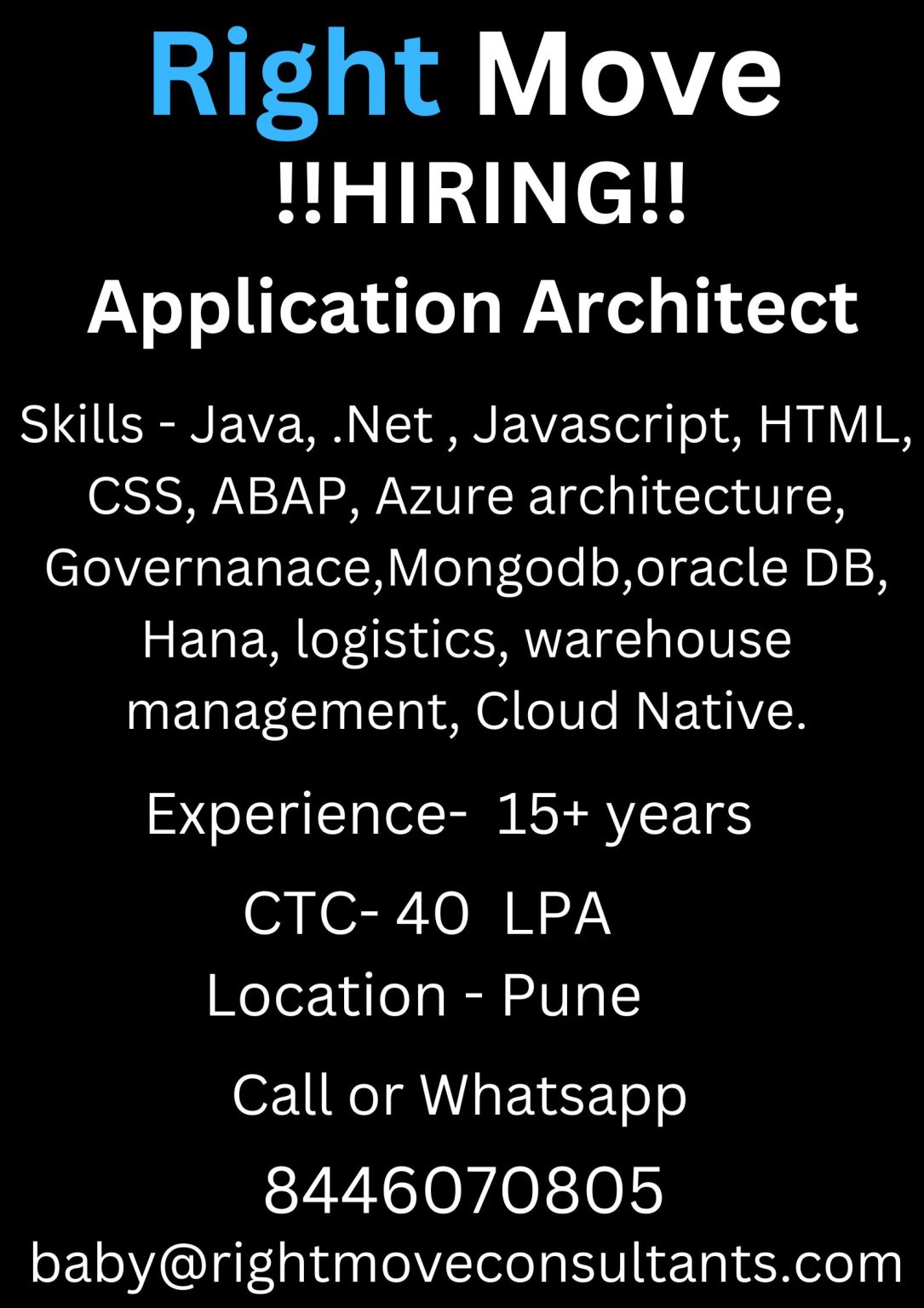 Baby Singh on LinkedIn: #applicationarchitect #azure #java #dotnet # ... Baby Singh on LinkedIn: #applicationarchitect #azure #java #dotnet # ...