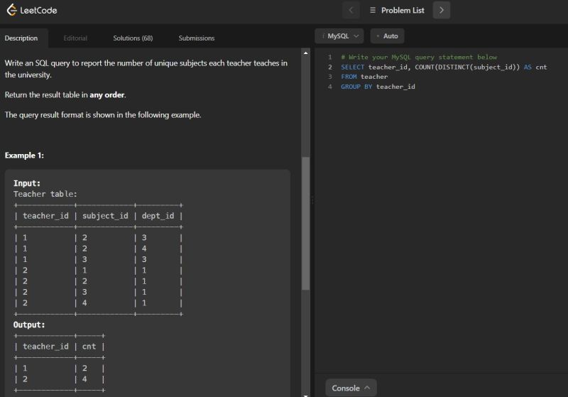 Kshitij Pathak on LinkedIn: #sql #leetcode Kshitij Pathak on LinkedIn: #sql #leetcode