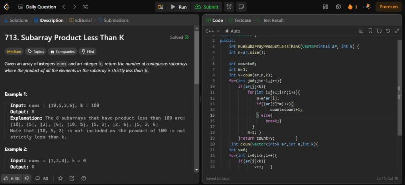 HarshVardhan Sahu on LinkedIn: #solvingproblem #leetcode HarshVardhan Sahu on LinkedIn: #solvingproblem #leetcode
