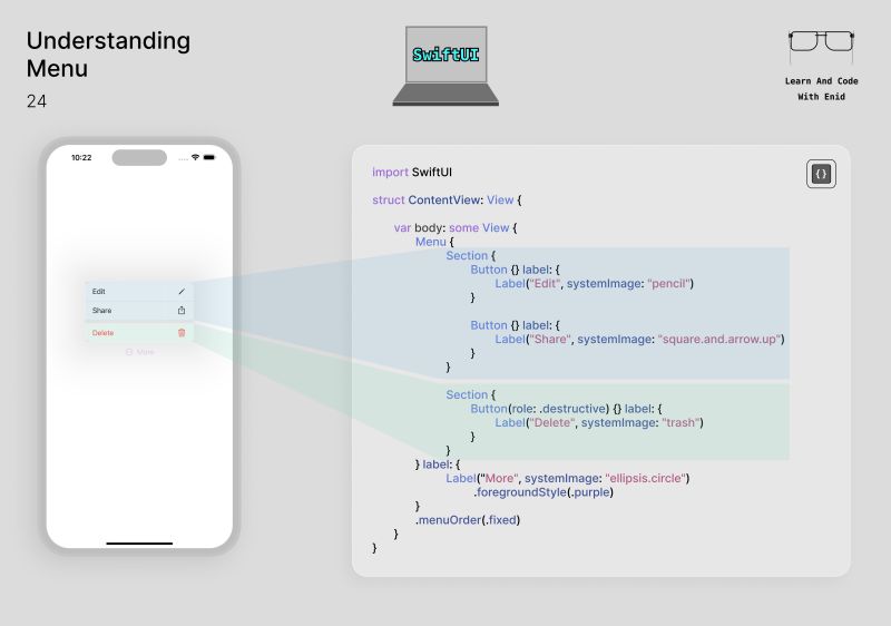 Learn And Code With Enid on LinkedIn: SwiftUI Tip💡 Easily add sections ... Learn And Code With Enid on LinkedIn: SwiftUI Tip💡 Easily add sections ...