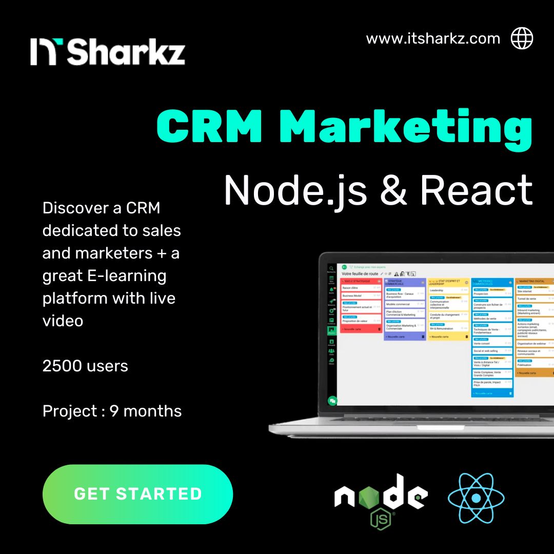 ITSharkz - Your dedicated Tech Team on LinkedIn: #crm #nodejs #react # ... ITSharkz - Your dedicated Tech Team on LinkedIn: #crm #nodejs #react # ...