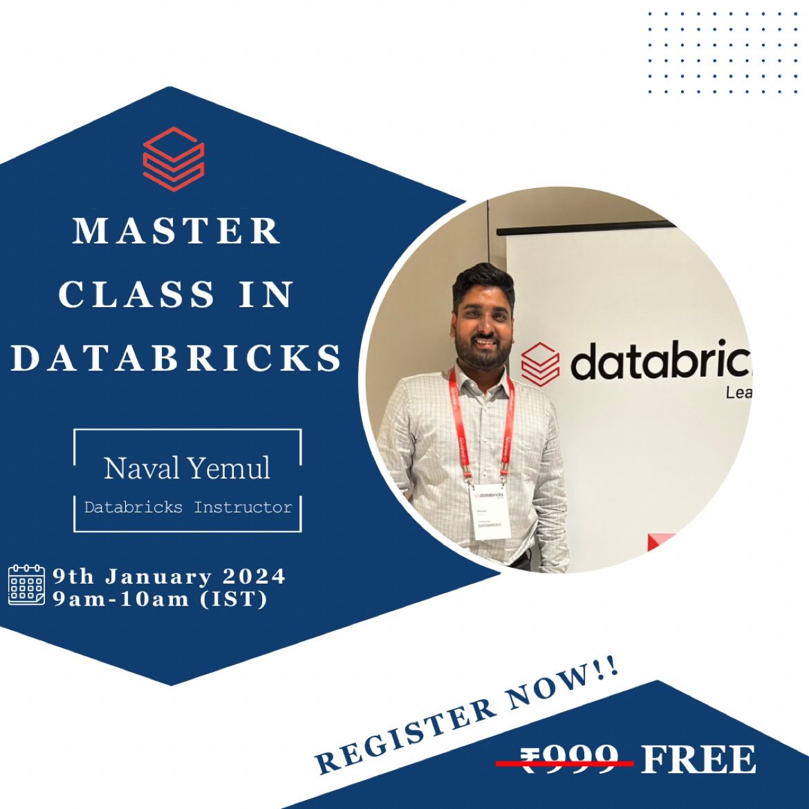 Join Data Master Class on Databricks | Naval Yemul posted on the topic ... Join Data Master Class on Databricks | Naval Yemul posted on the topic ...