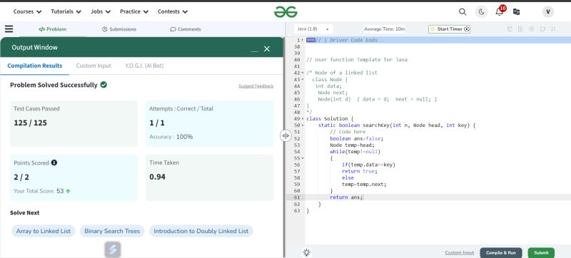 vipul kumar on LinkedIn: #geeksforgeeks #leetcode vipul kumar on LinkedIn: #geeksforgeeks #leetcode