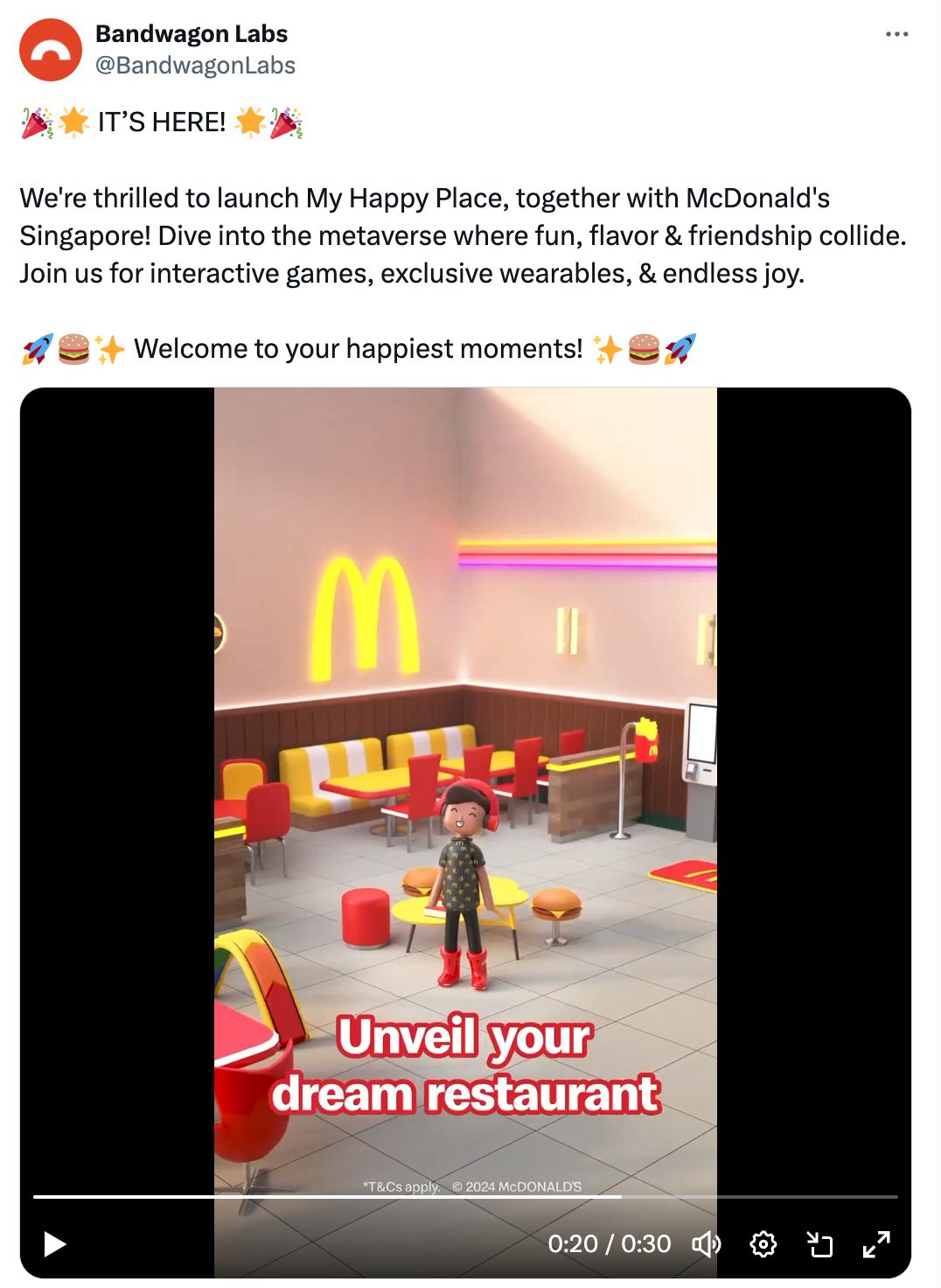 Harsh Chambial on LinkedIn: #mcdonald #metaverse #experience #singapore ... Harsh Chambial on LinkedIn: #mcdonald #metaverse #experience #singapore ...