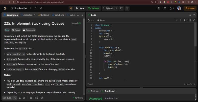 Saurav Shinde on LinkedIn: #day22 #31daysofleetcode #coding #leetcode #dsa Saurav Shinde on LinkedIn: #day22 #31daysofleetcode #coding #leetcode #dsa