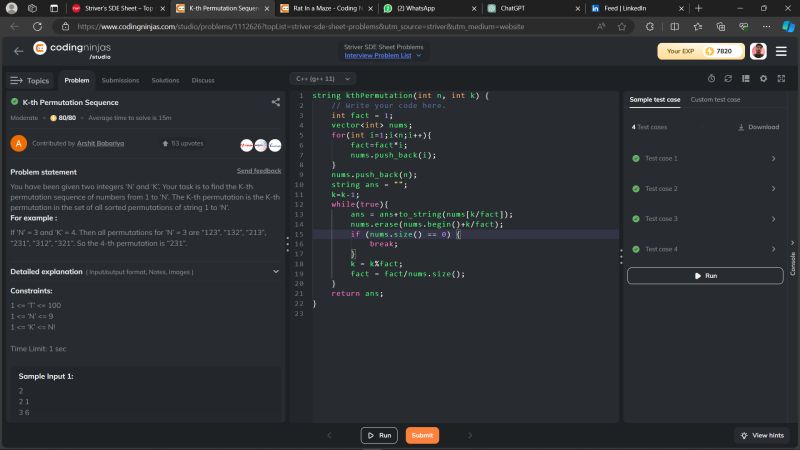 Arpit Verma on LinkedIn: #codingjourney #backtracking #learninginpublic ... Arpit Verma on LinkedIn: #codingjourney #backtracking #learninginpublic ...