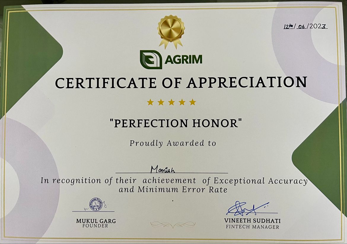 Manish Kumar Singh on LinkedIn: #agrimteam | 15 comments Manish Kumar Singh on LinkedIn: #agrimteam | 15 comments