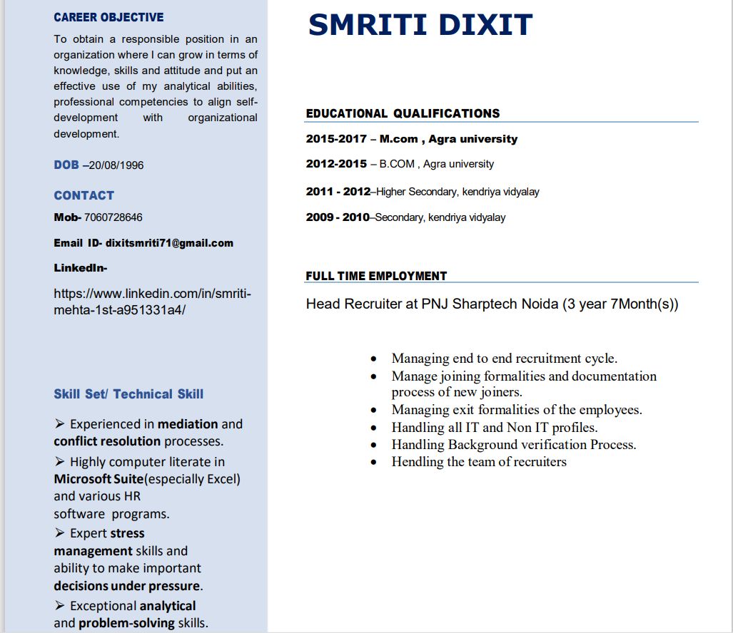 smriti Mehta on LinkedIn: Hello connections looking for change smriti Mehta on LinkedIn: Hello connections looking for change