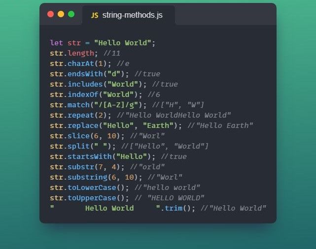 Milwad Khosravi on LinkedIn: #js #javascript #strings #milwad Milwad Khosravi on LinkedIn: #js #javascript #strings #milwad