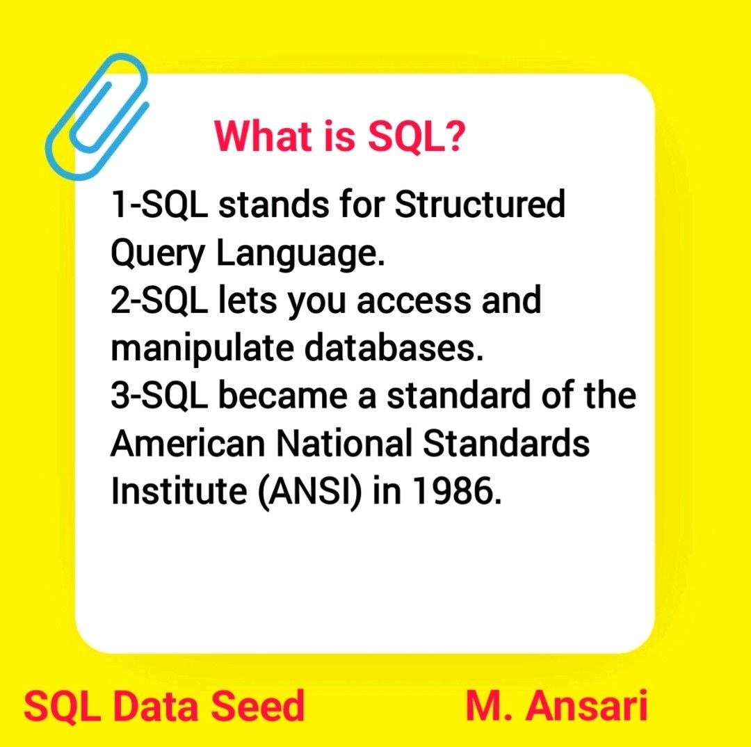 M. Ansari on LinkedIn: #sqlqueries #sqldatabase #sqljobs # ... M. Ansari on LinkedIn: #sqlqueries #sqldatabase #sqljobs # ...