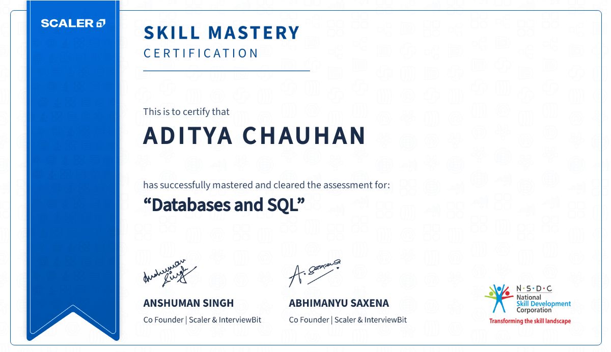 Aditya Chauhan on LinkedIn: #sql #databasemanagement #techskills # ... Aditya Chauhan on LinkedIn: #sql #databasemanagement #techskills # ...