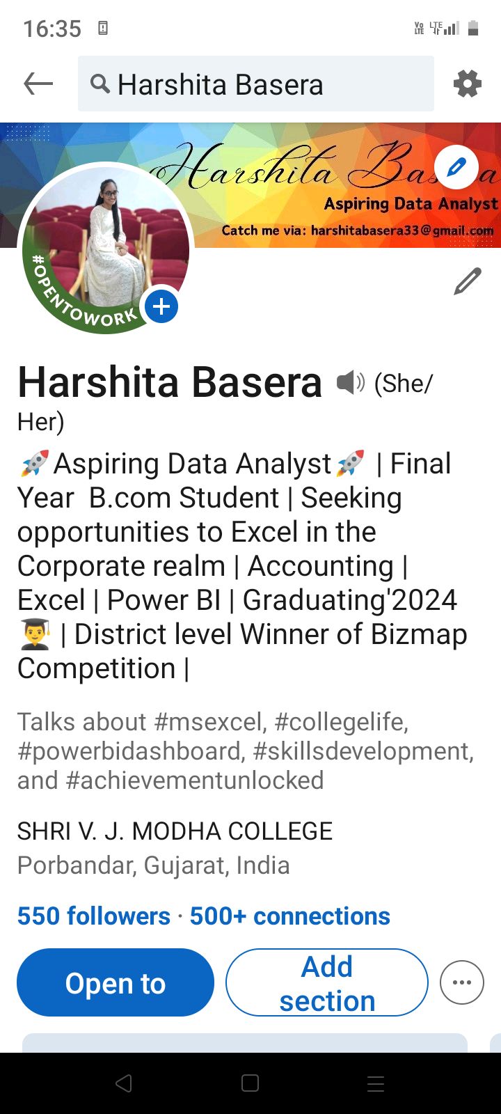 Harshita Basera on LinkedIn: MILESTONE - 500+ COMMUNITY πππ YES, You ... Harshita Basera on LinkedIn: MILESTONE - 500+ COMMUNITY πππ YES, You ...