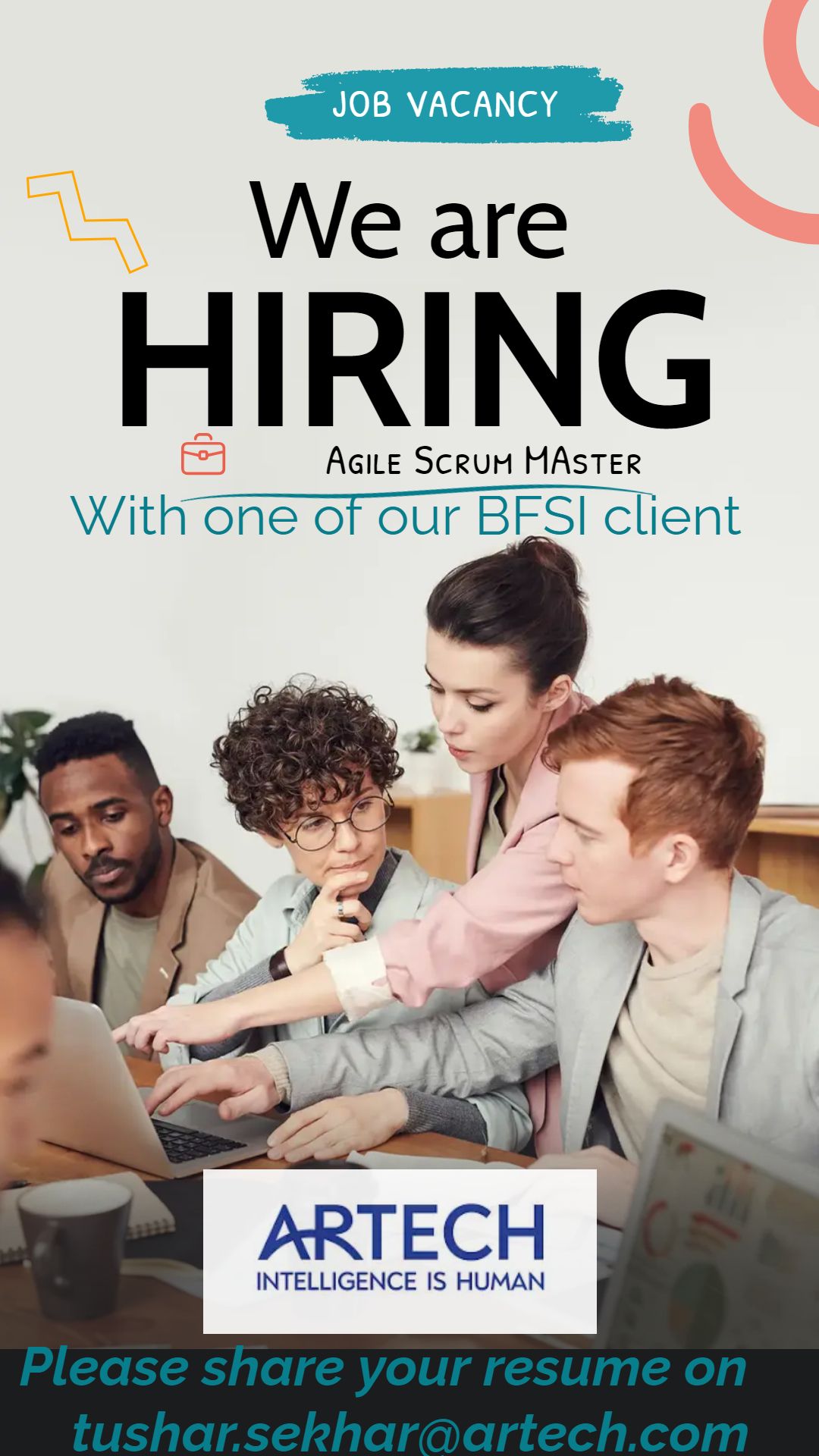 Tushar Shekhar on LinkedIn: Hello Connections, BFSI Client is hiring ... Tushar Shekhar on LinkedIn: Hello Connections, BFSI Client is hiring ...