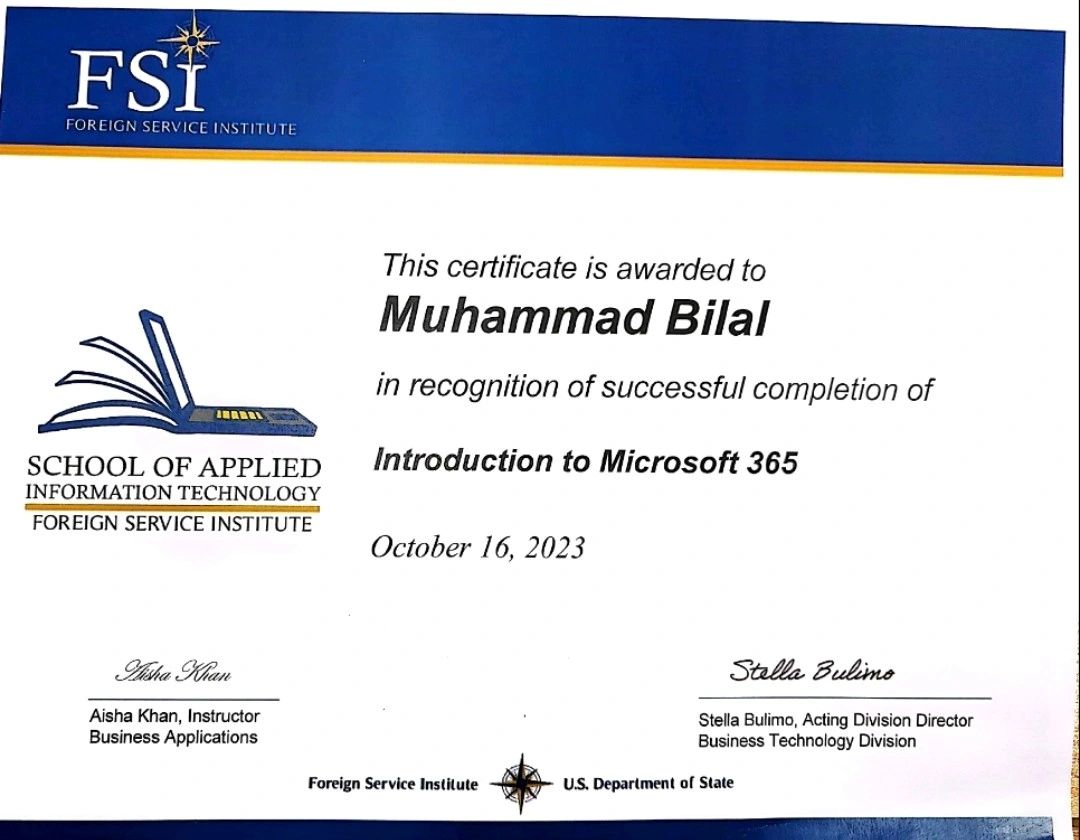 Muhammad Bilal Rao posted on LinkedIn Muhammad Bilal Rao posted on LinkedIn