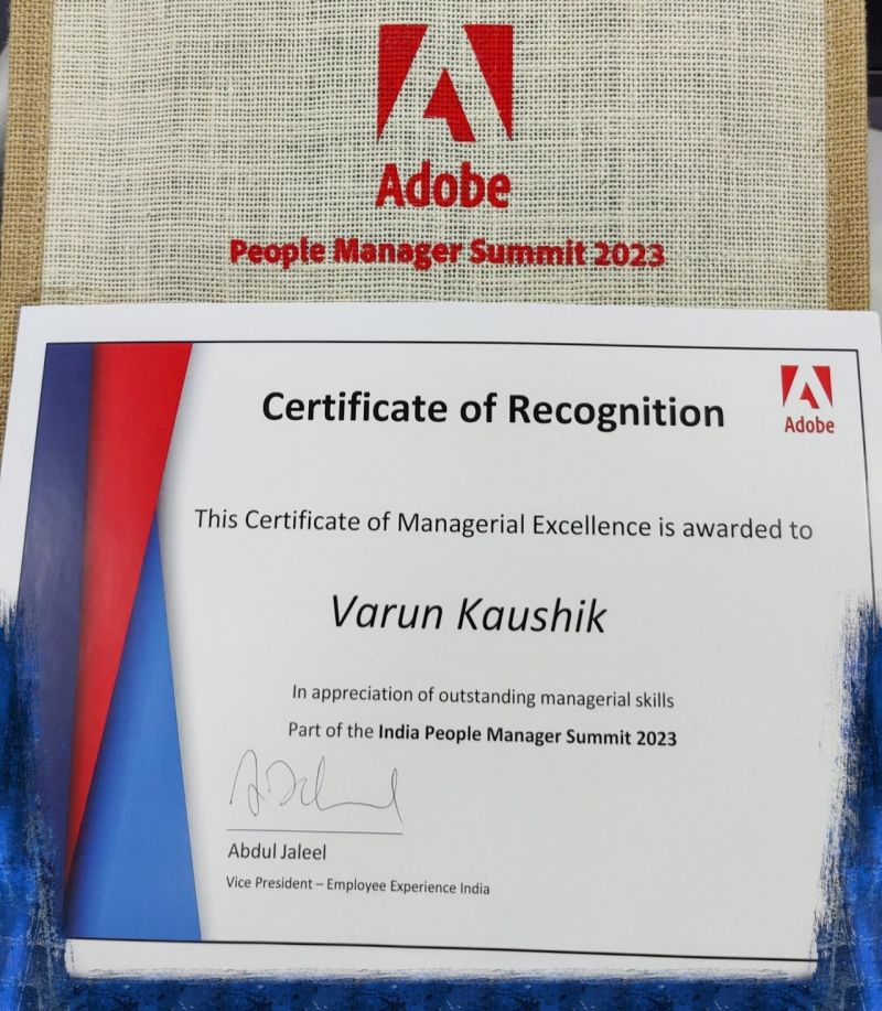 #adobe #peoplemanagers #summit2023 | Varun Kaushik | 27 comments #adobe #peoplemanagers #summit2023 | Varun Kaushik | 27 comments