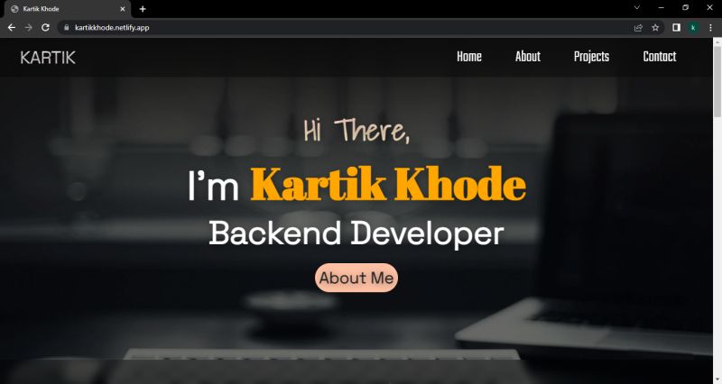 #connections #portfolio #portfoliowebsite #backend #project… | Kartik Khode #connections #portfolio #portfoliowebsite #backend #project… | Kartik Khode