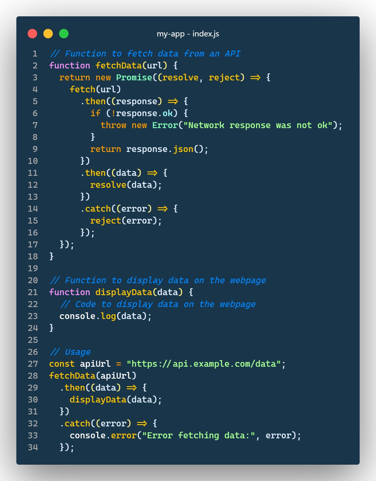 Mudassir Ali on LinkedIn: #api #fetchdata #asynchronousprogramming # ... Mudassir Ali on LinkedIn: #api #fetchdata #asynchronousprogramming # ...