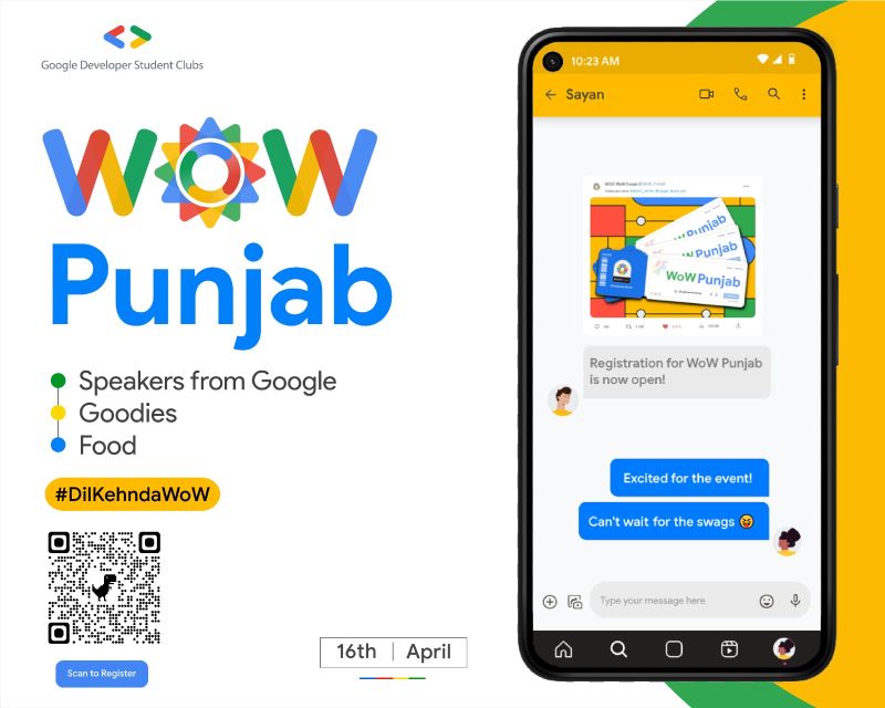 Prajwal Kumbar on LinkedIn: #wow #gdscwow #wow2023 #gdsc #wowpunjab # ... Prajwal Kumbar on LinkedIn: #wow #gdscwow #wow2023 #gdsc #wowpunjab # ...