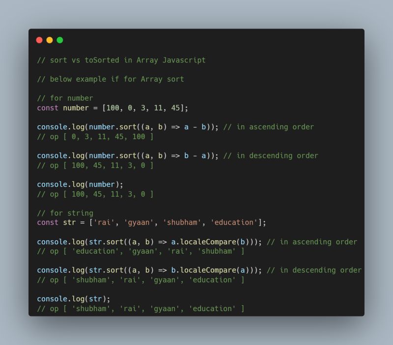 Shubham Rai on LinkedIn: #javascript #arrays Shubham Rai on LinkedIn: #javascript #arrays