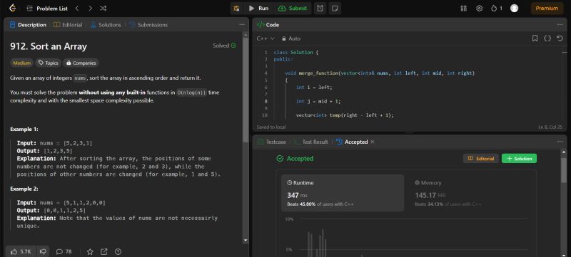Vishal Sahu on LinkedIn: #100daysofcode #100daysofcode #leetcode # ... Vishal Sahu on LinkedIn: #100daysofcode #100daysofcode #leetcode # ...
