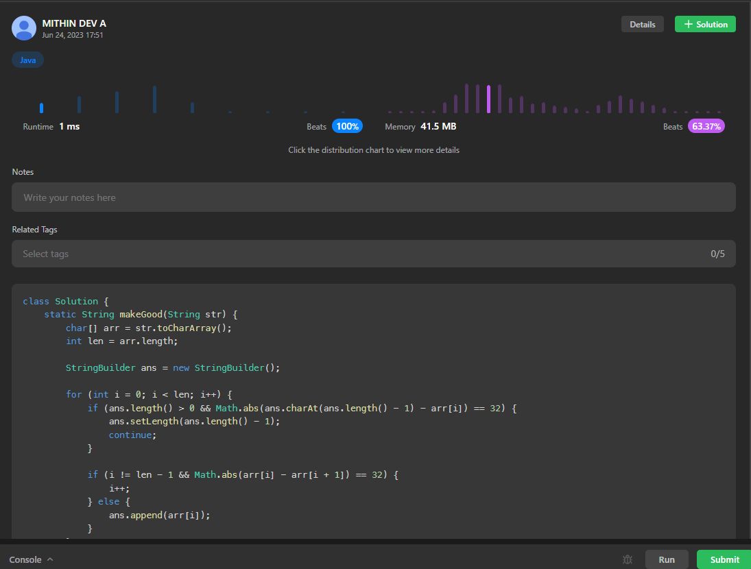 MITHIN DEV A on LinkedIn: #leetcode #codingchallenge #algorithm # ... MITHIN DEV A on LinkedIn: #leetcode #codingchallenge #algorithm # ...