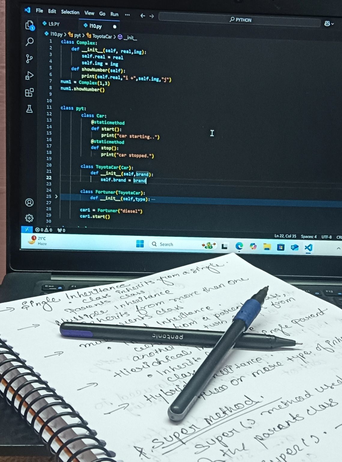 Arpita Singh on LinkedIn: #day9 #python #oop #sstc #learning #google # ... Arpita Singh on LinkedIn: #day9 #python #oop #sstc #learning #google # ...
