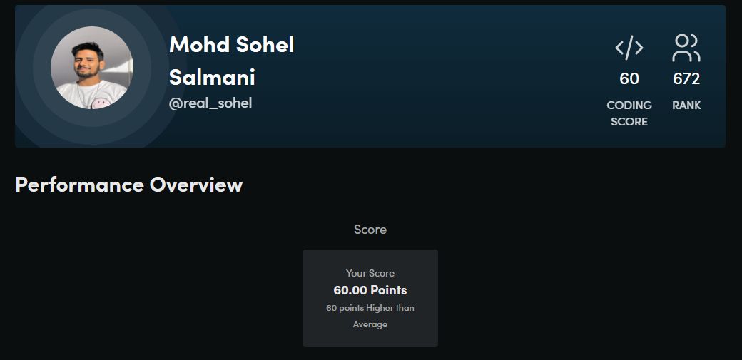 Participated in GeeksforGeeks contest | Mohd sohel Salmani posted on ... Participated in GeeksforGeeks contest | Mohd sohel Salmani posted on ...