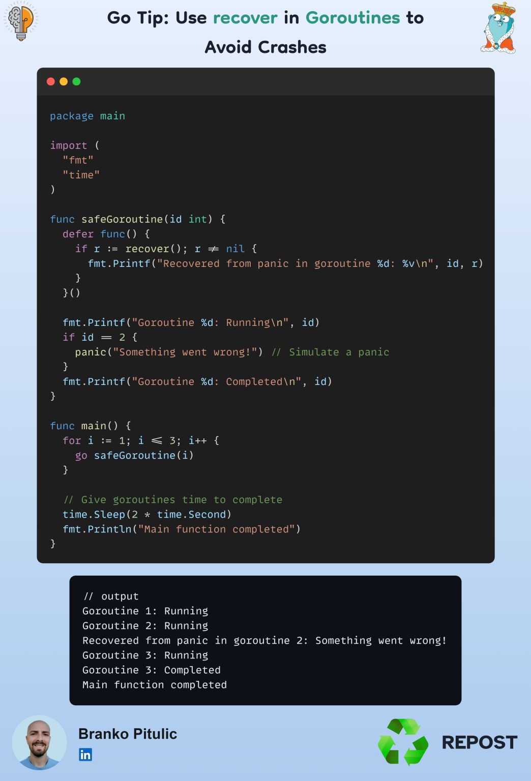 Branko Pitulic on LinkedIn: #go #golang #softwareengineering # ... Branko Pitulic on LinkedIn: #go #golang #softwareengineering # ...