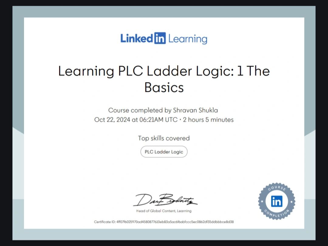 shravan shukla on LinkedIn: #plc #industrialautomation # ... shravan shukla on LinkedIn: #plc #industrialautomation # ...