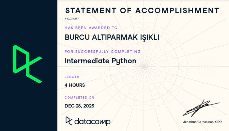 Burcu Altıparmak Işıklı on LinkedIn: #intermediatepython #python Burcu Altıparmak Işıklı on LinkedIn: #intermediatepython #python
