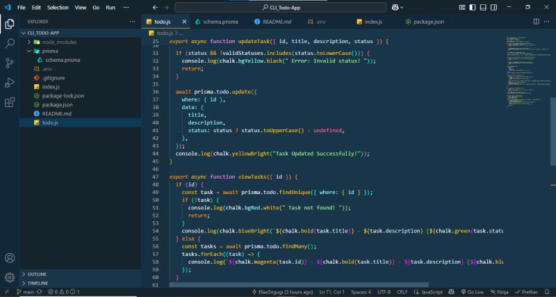#fullstackdevelopment #nodejs #postgresql #prismaorm #todoapp… | Elias ... #fullstackdevelopment #nodejs #postgresql #prismaorm #todoapp… | Elias ...