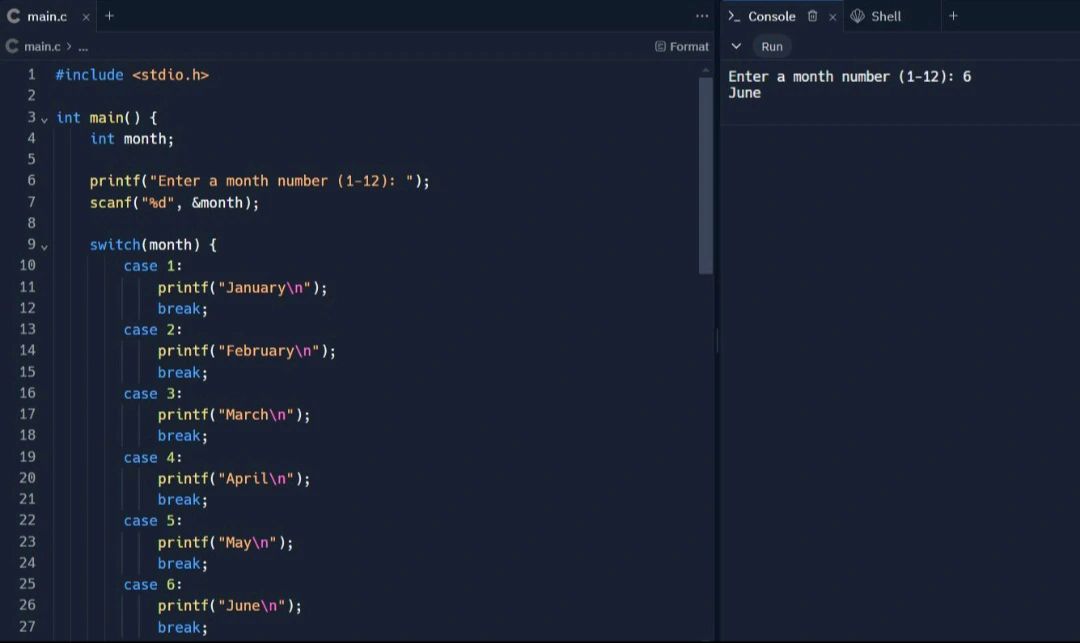 Kashish Goyal on LinkedIn: #100daysofcode #cprogramming #switchstatements Kashish Goyal on LinkedIn: #100daysofcode #cprogramming #switchstatements