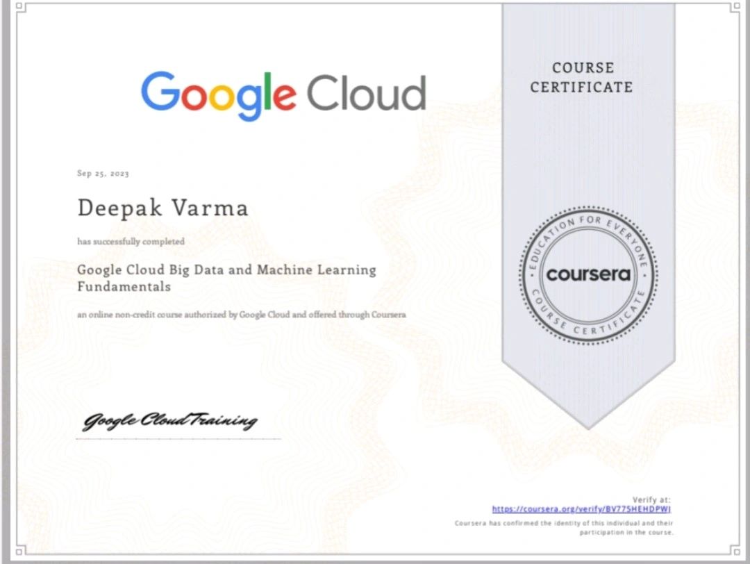 Deepak Kumar Varma on LinkedIn: #googlecloudcertified #cloudinnovator # ... Deepak Kumar Varma on LinkedIn: #googlecloudcertified #cloudinnovator # ...